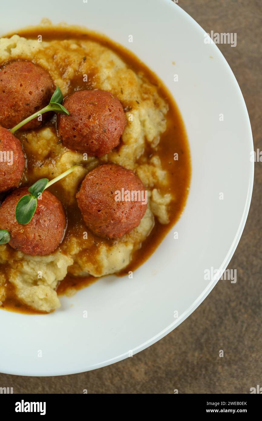 elegant fancy healthy vegan gluten-free food Stock Photo - Alamy