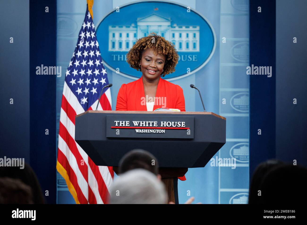 Washington, United States. 24th Jan, 2024. Karine Jean-Pierre, White ...
