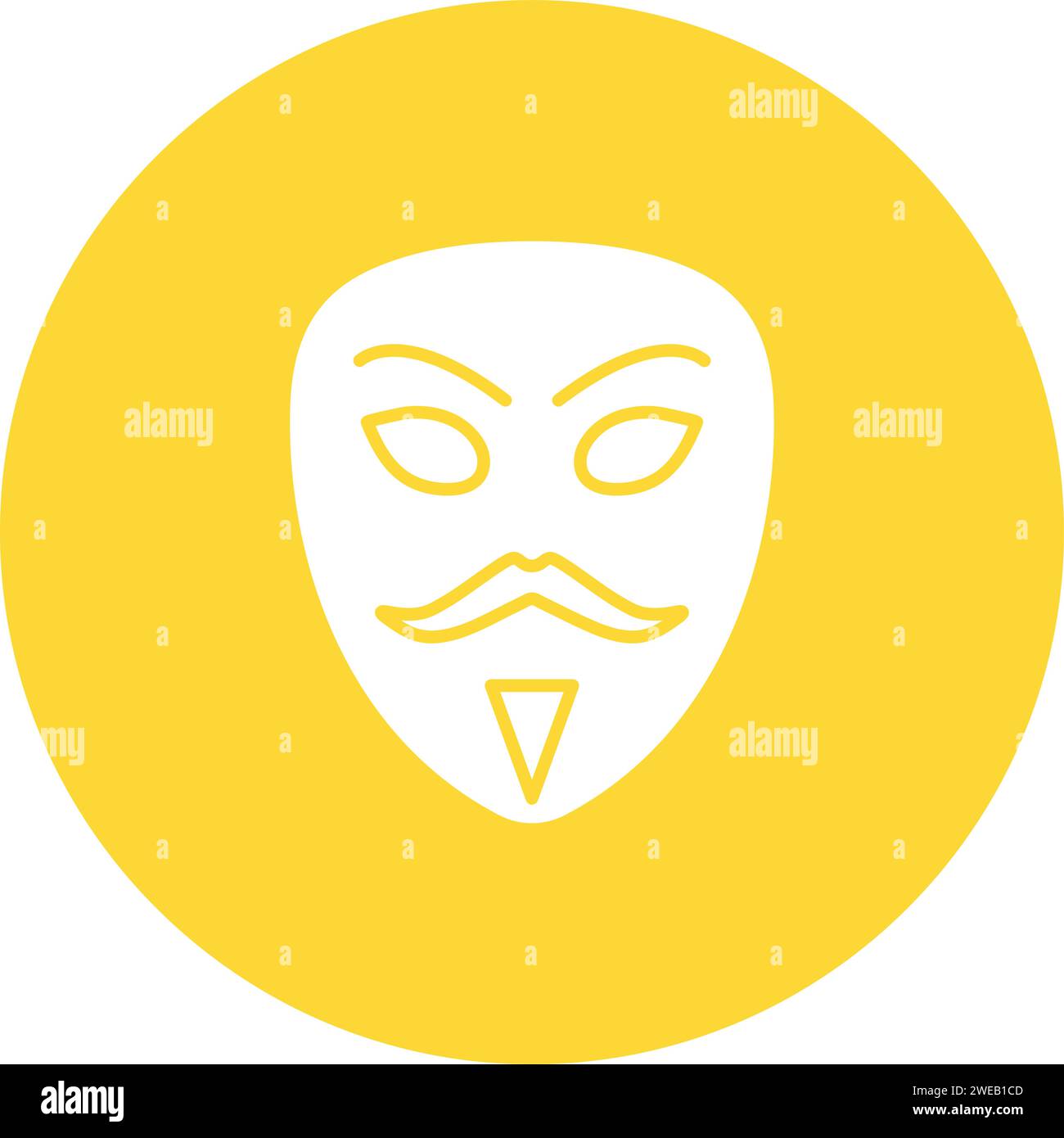 Hacker Mask icon vector image Stock Vector Image & Art - Alamy