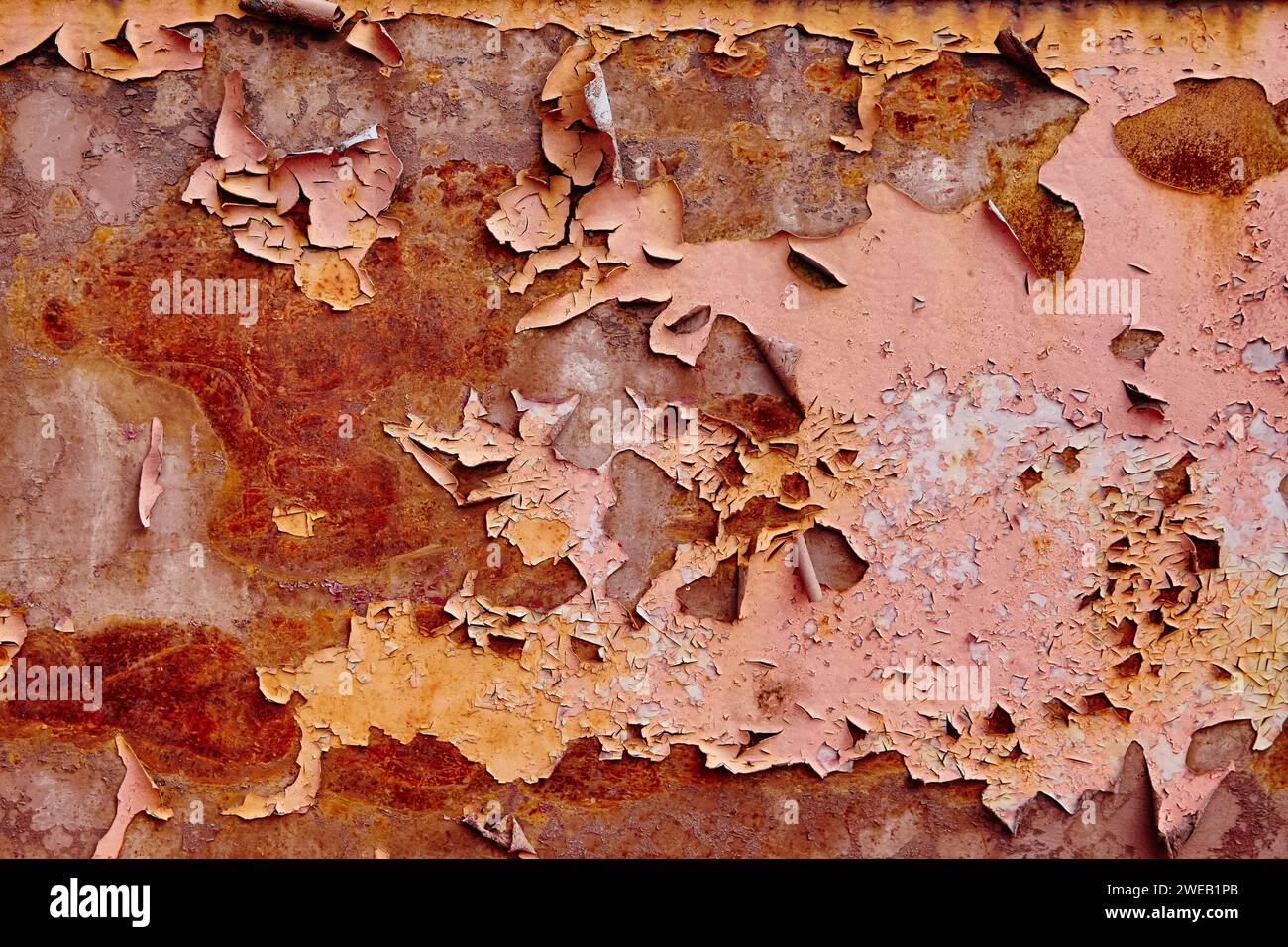 Rusted Industrial Texture Close-Up: Abstract Corrosion Detail Stock ...