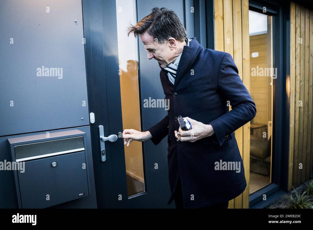 TEN BOER - Outgoing Prime Minister Mark Rutte in a temporary home ...