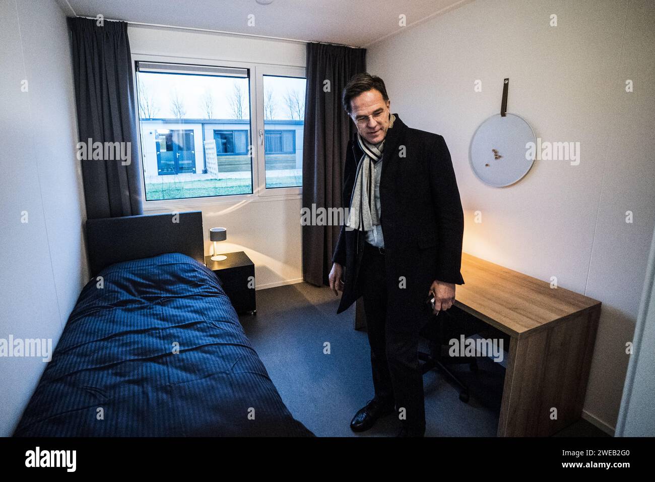 TEN BOER - Outgoing Prime Minister Mark Rutte in a temporary home ...