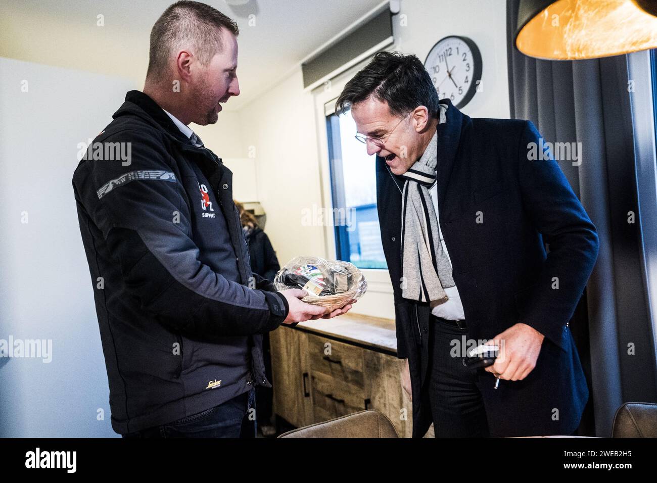 TEN BOER - Outgoing Prime Minister Mark Rutte in a temporary home ...