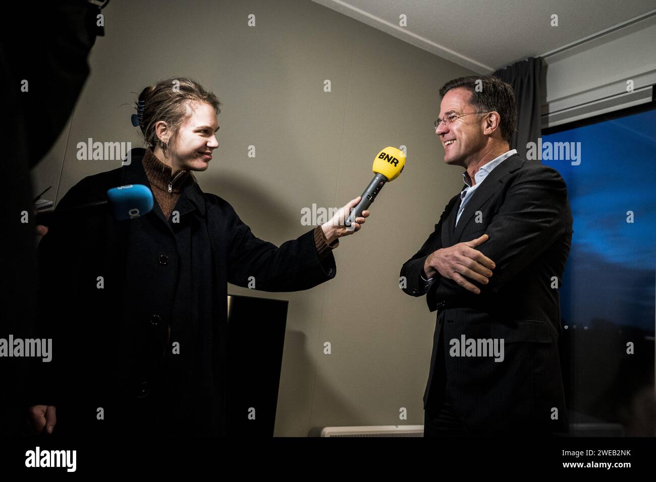 TEN BOER - Outgoing Prime Minister Mark Rutte in a temporary home ...