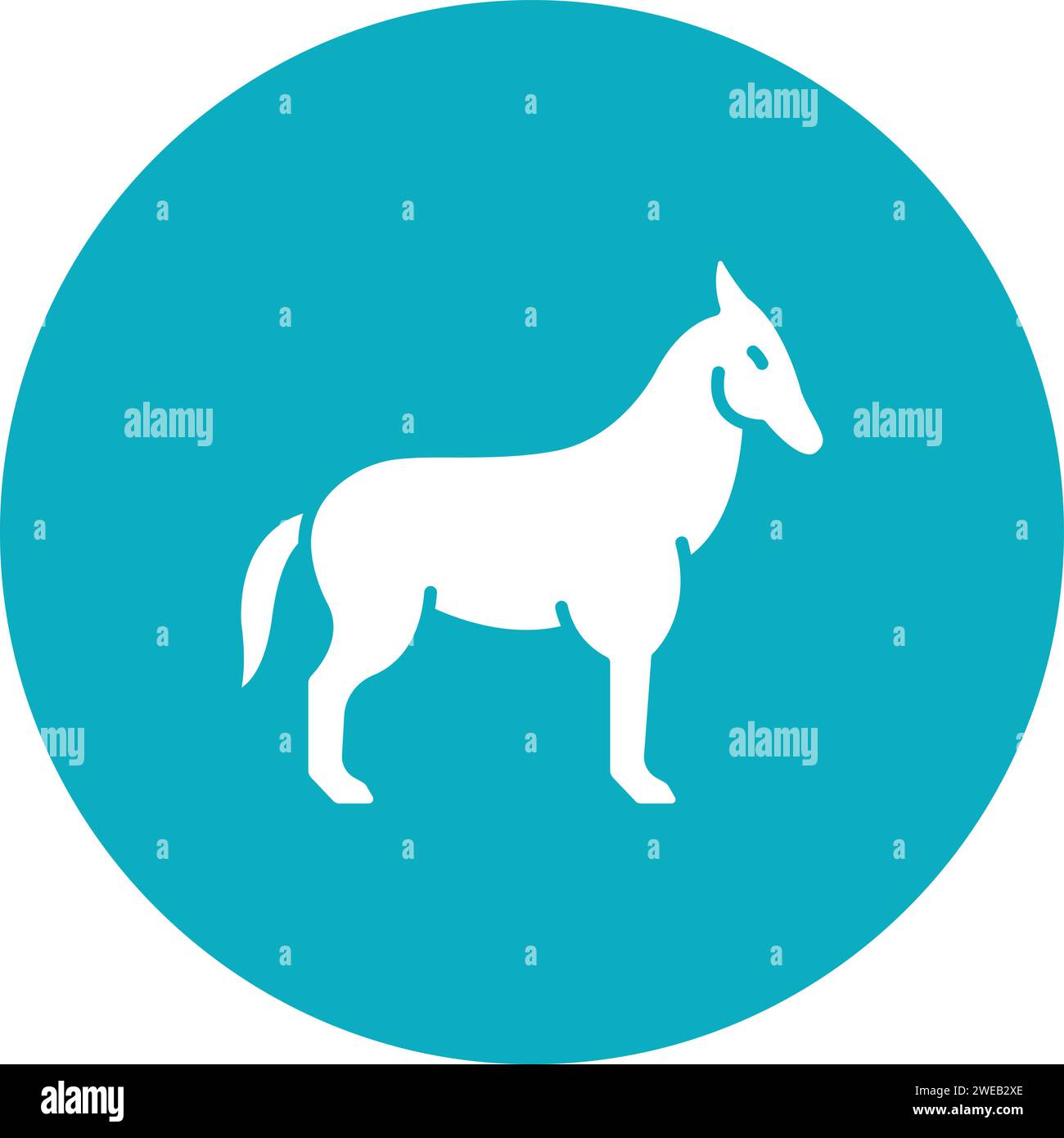 Horse icon vector image Stock Vector Image & Art - Alamy