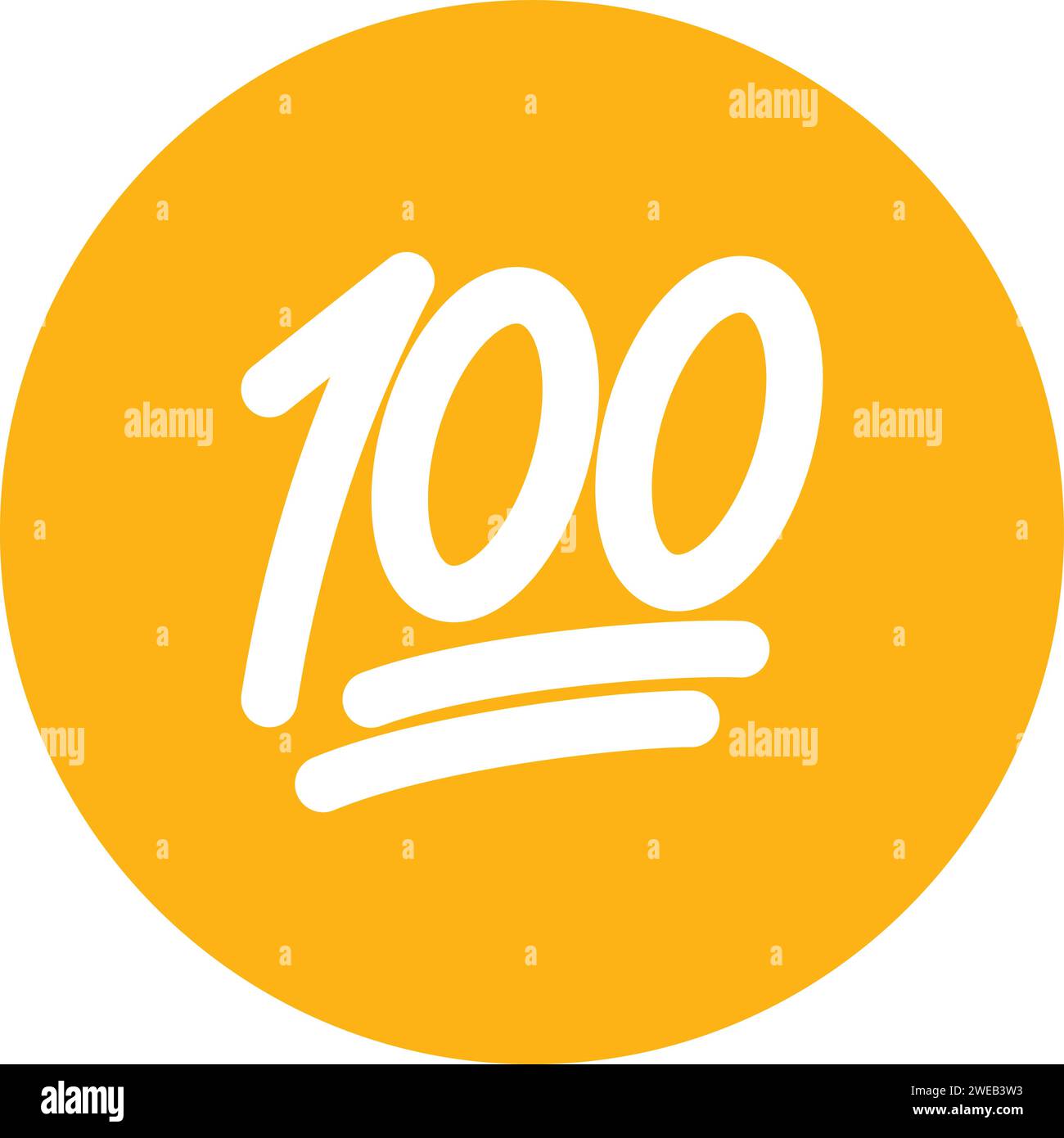 Hundred Points icon vector image Stock Vector Image & Art - Alamy