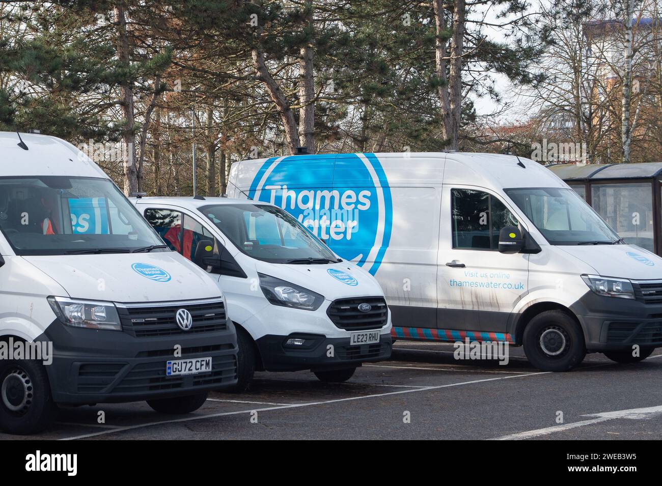 Pangbourne water treatment works hi-res stock photography and images ...