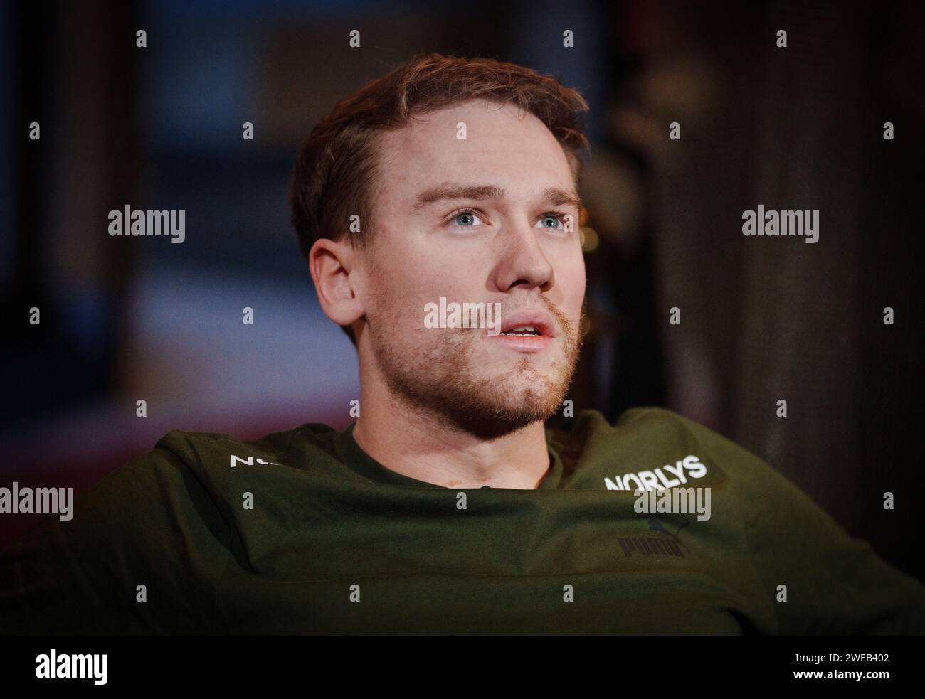 Denmark's Simon Pytlick during a press conference with Denmarks ...