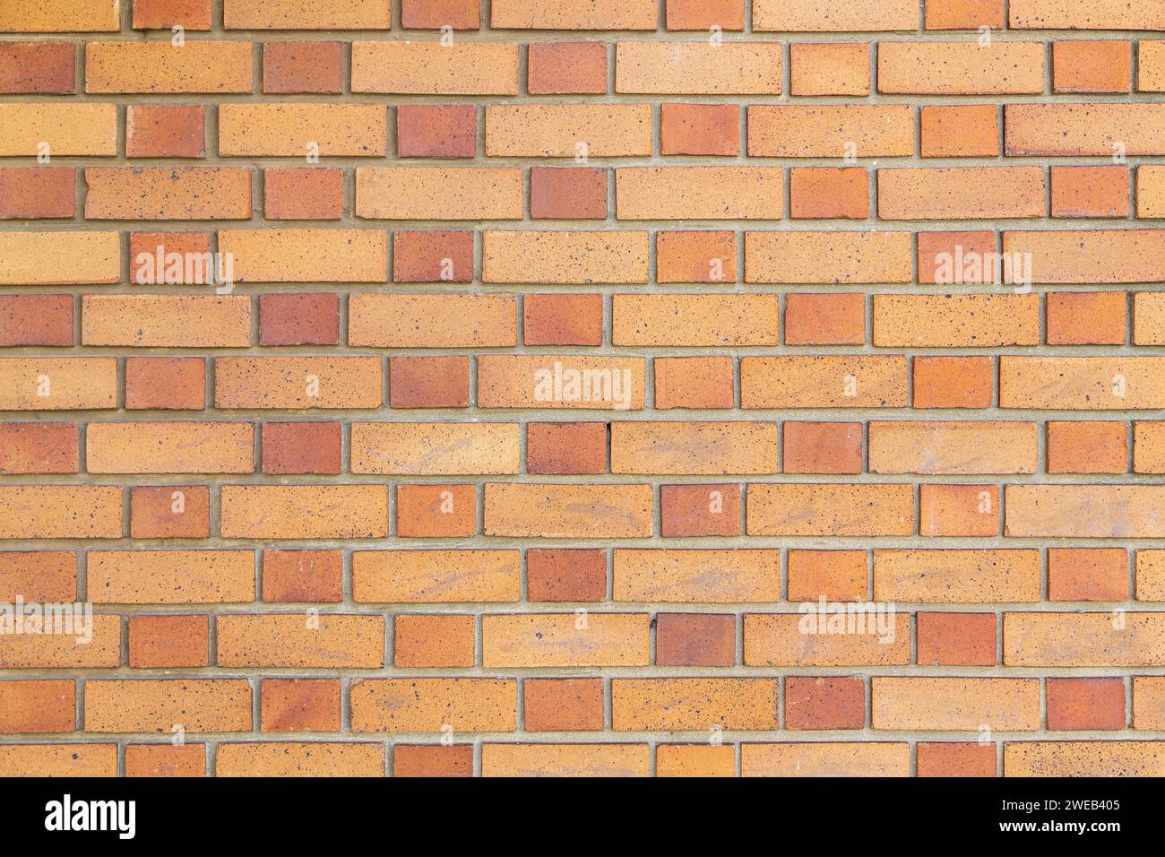 Pattern of a yellow and brown brick wall structure as background. High ...