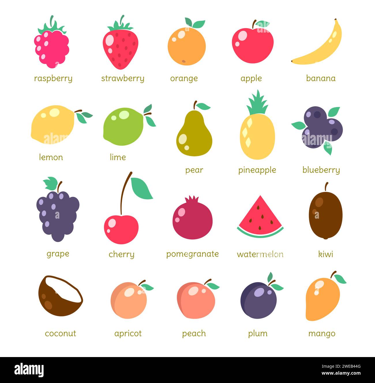 Simple fruit hi-res stock photography and images - Alamy