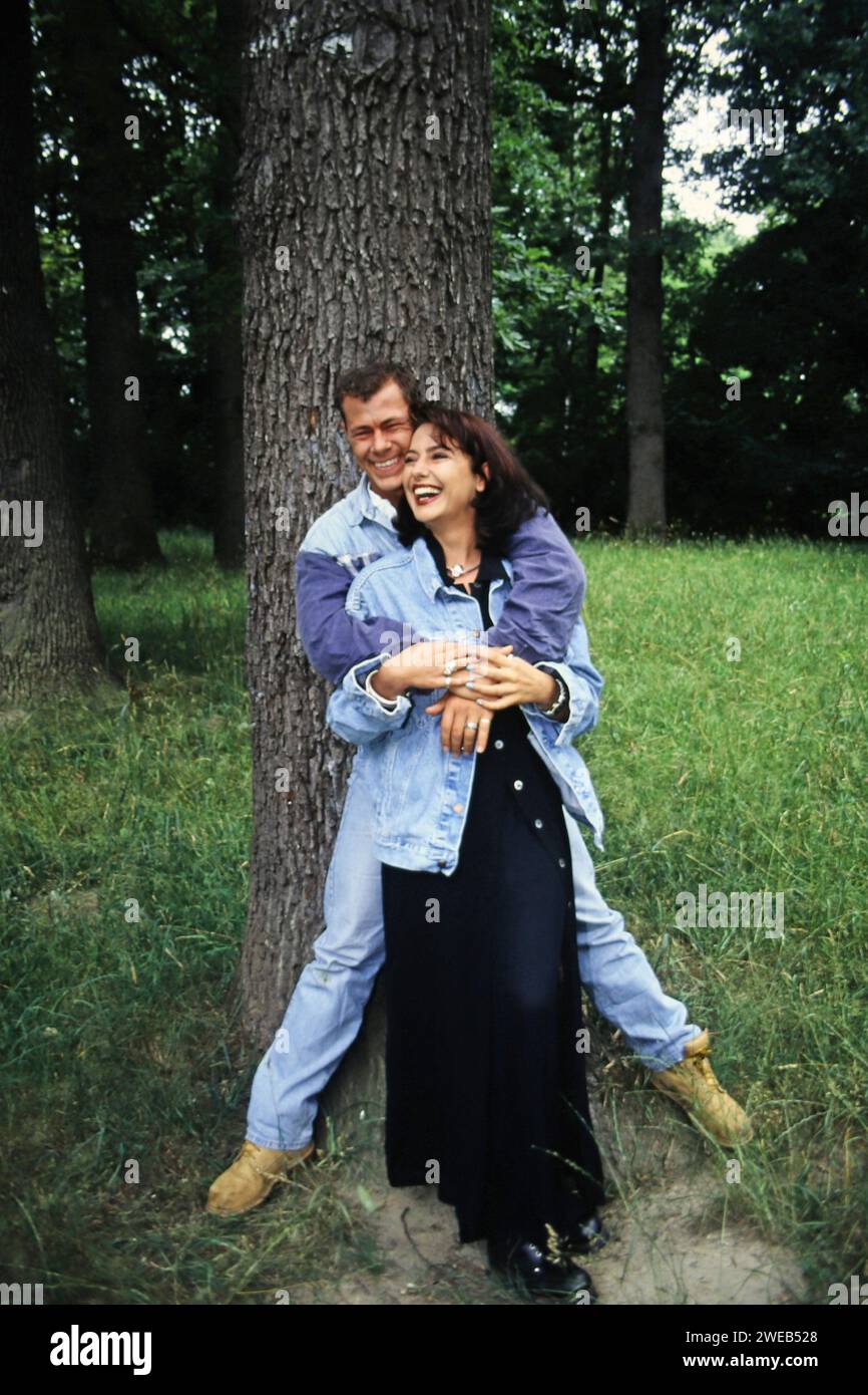 Simone Thomalla, deutsche Schauspielerin und Sängerin, mit Freund Sven ...