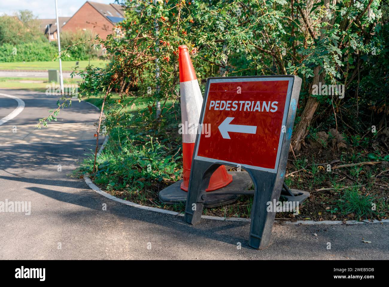 Repair pedestrian pavement barrier hi-res stock photography and images ...
