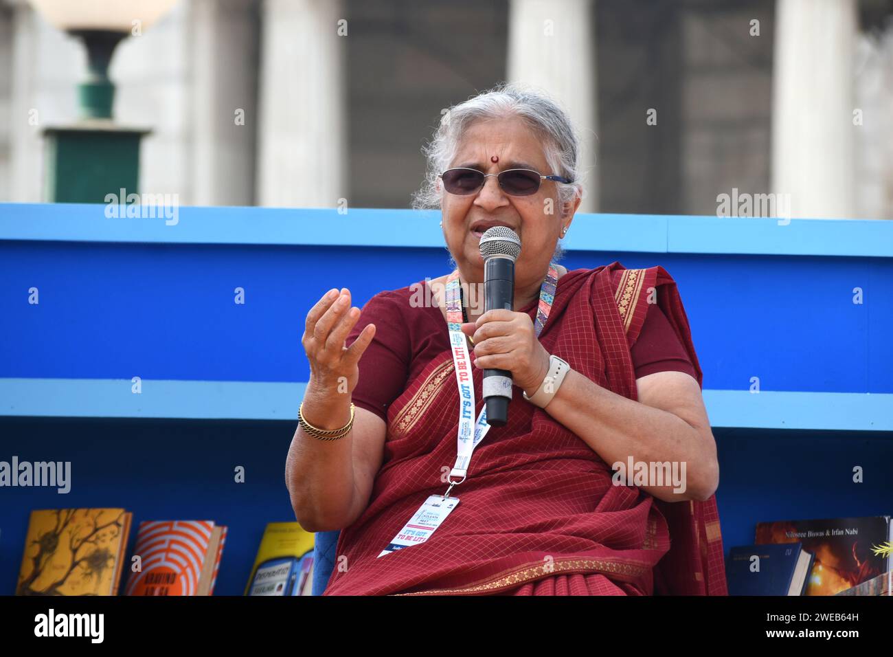 Kolkata, India. 23rd Jan, 2024. Eminent Writer and 2023 Padma Bhushan ...