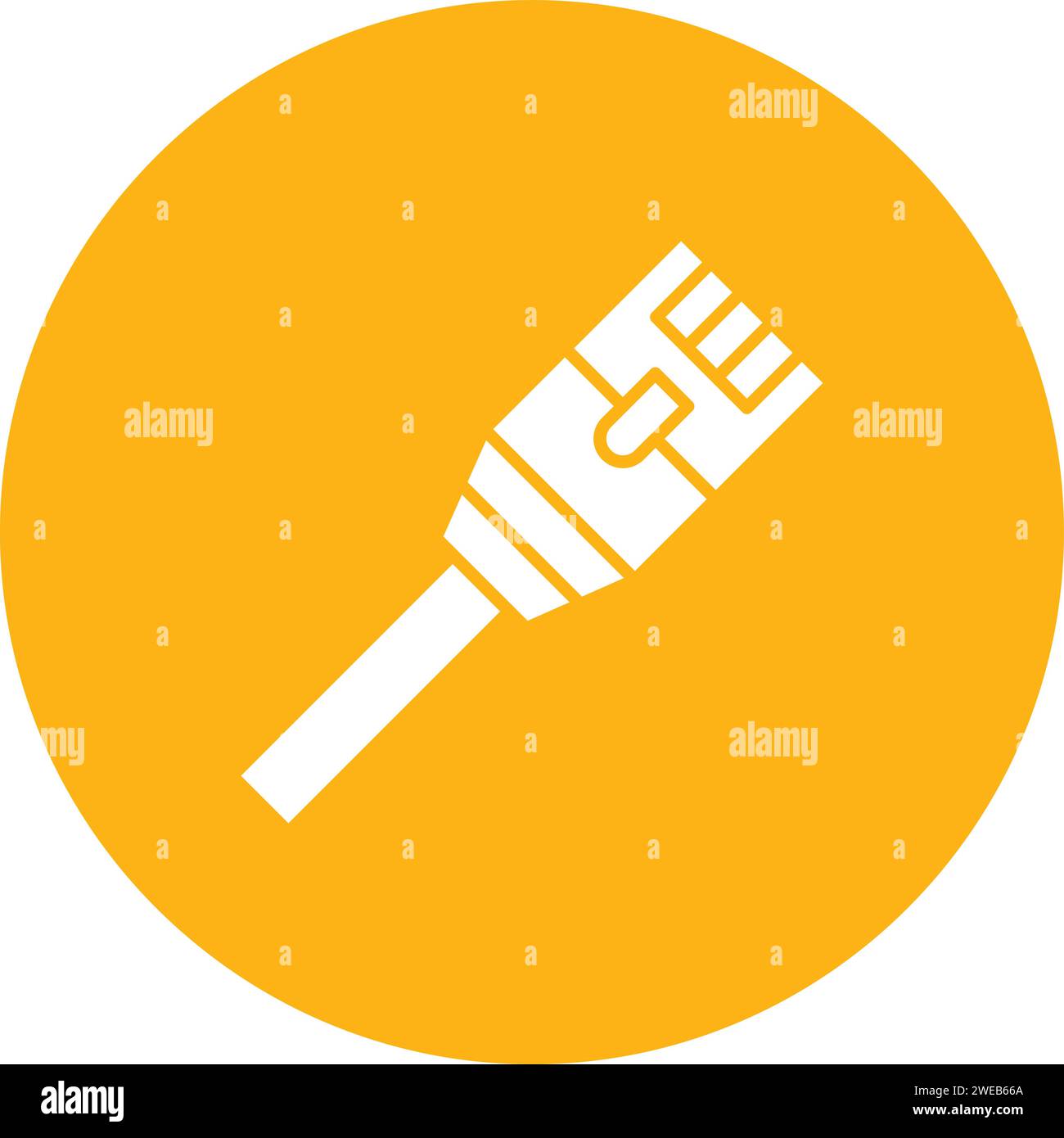 Internet Cable icon vector image Stock Vector Image & Art - Alamy