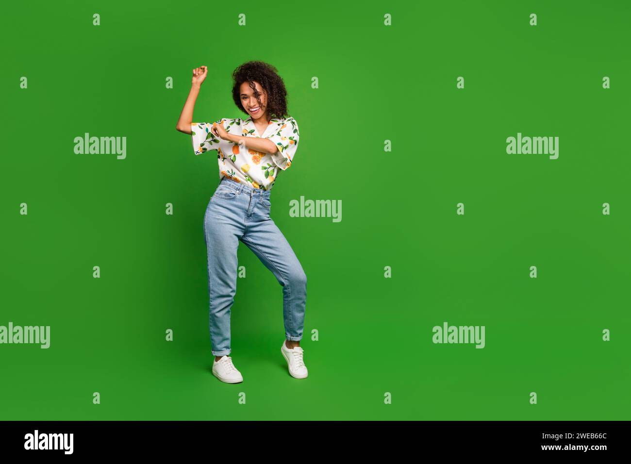 Photo of positive cheerful girl have painless periods feel good mood ...