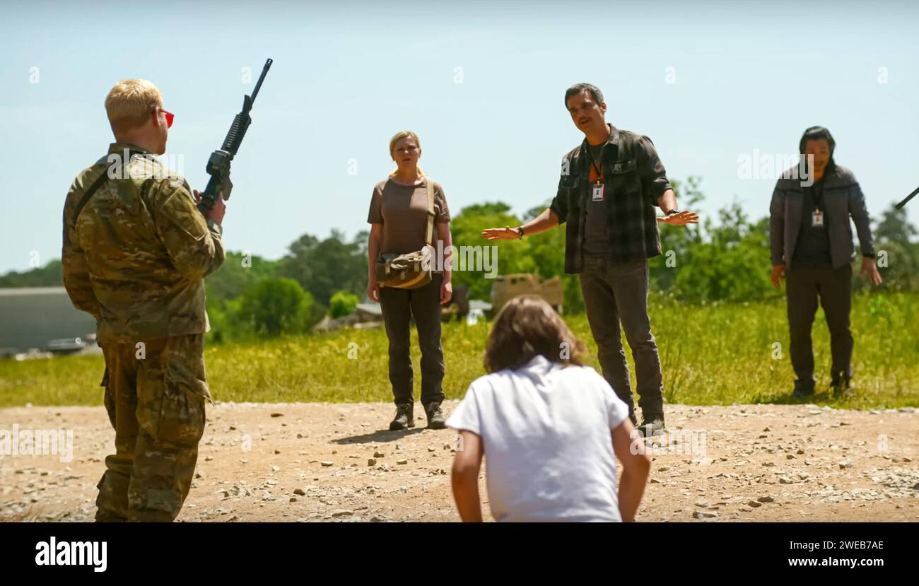 USA. Cailee Spaeny, Kirsten Dunst , Wagner Moura and Jesse Plemons in a ...