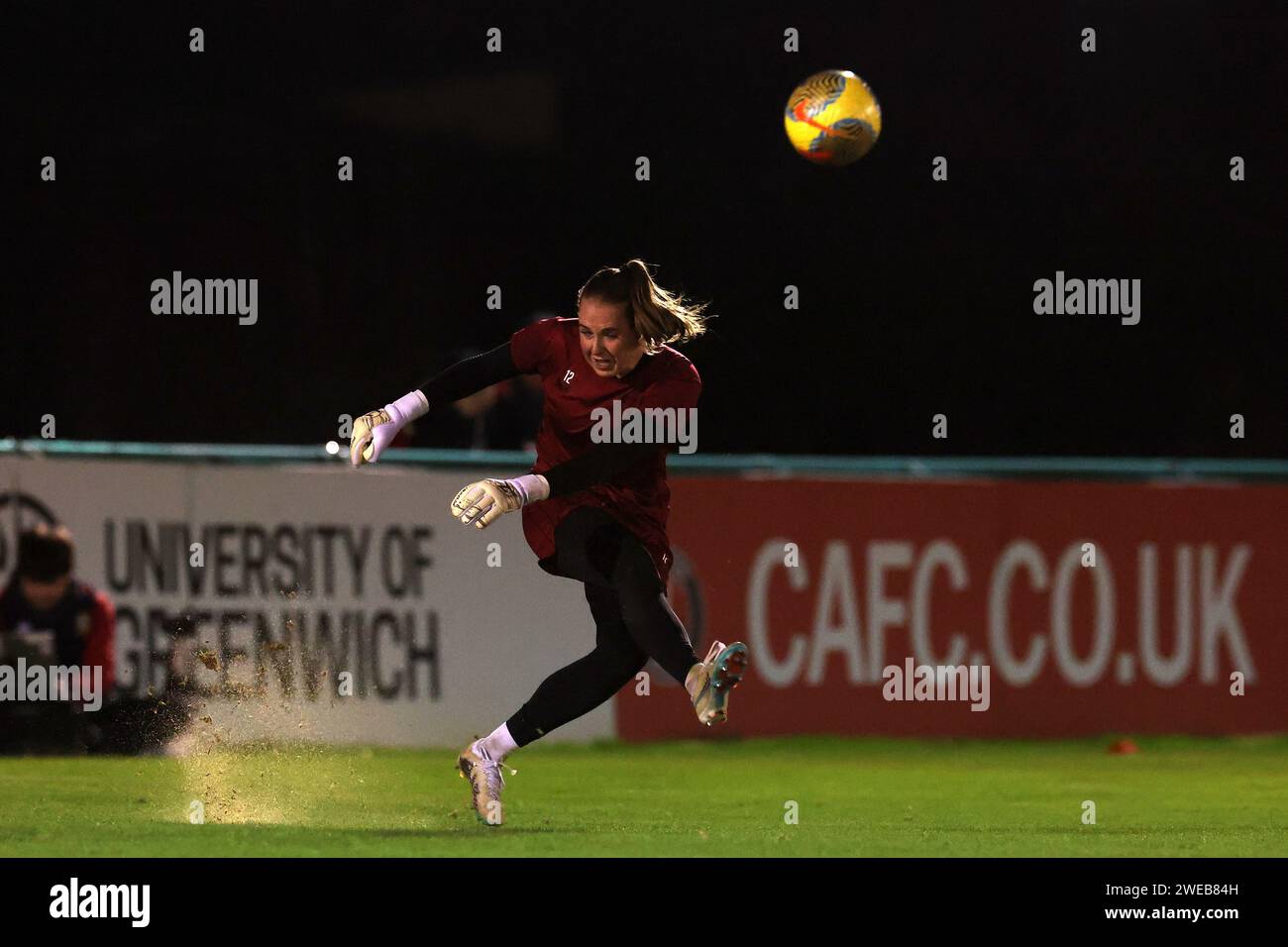 London, UK. 24th Jan, 2024. Goalkeeper Jessica Gray (12 Charlton ...