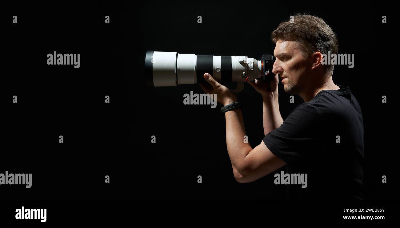 White lens hi-res stock photography and images - Alamy