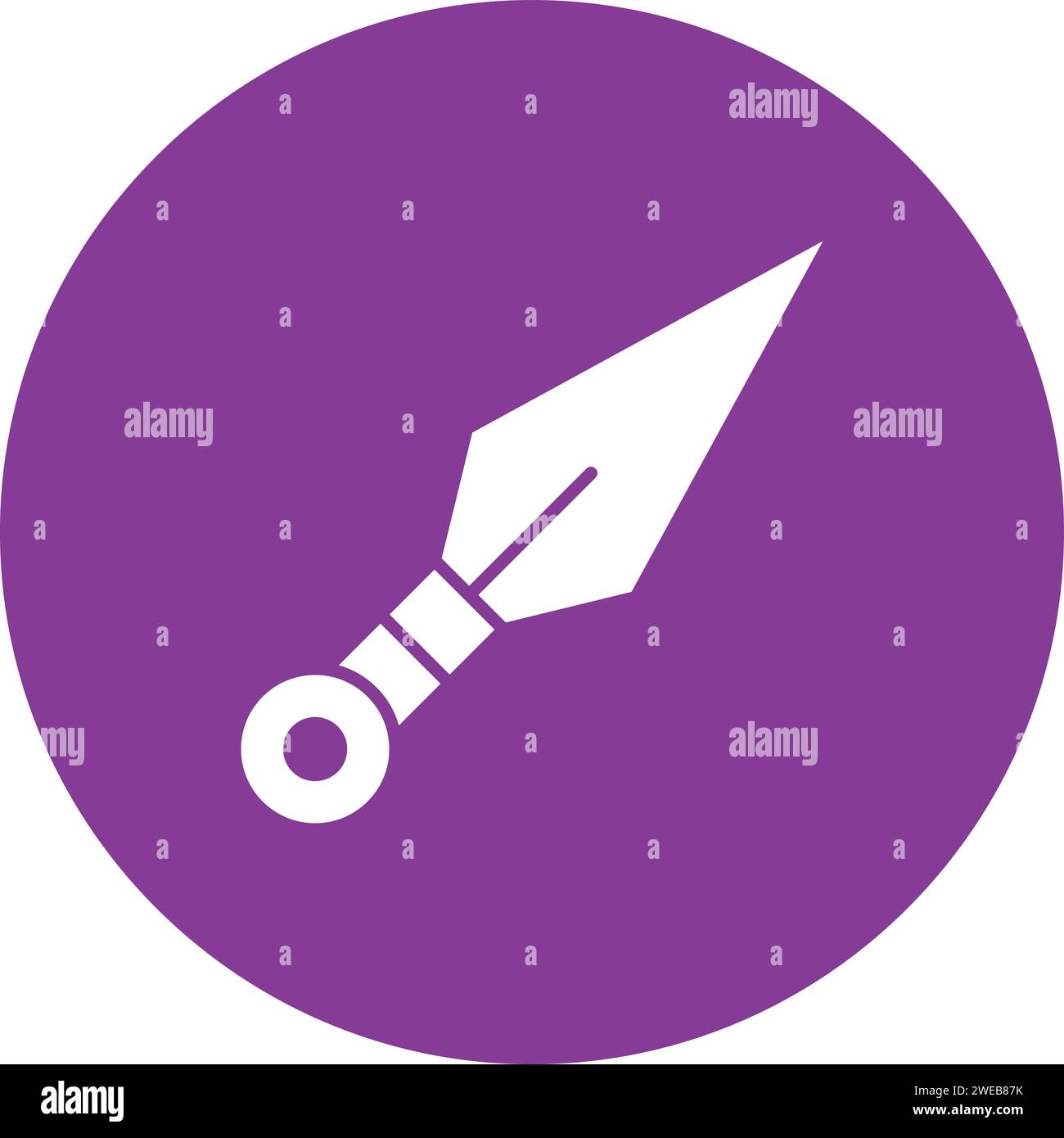Kunai icon vector image. Suitable for mobile application web application and print media Stock ...