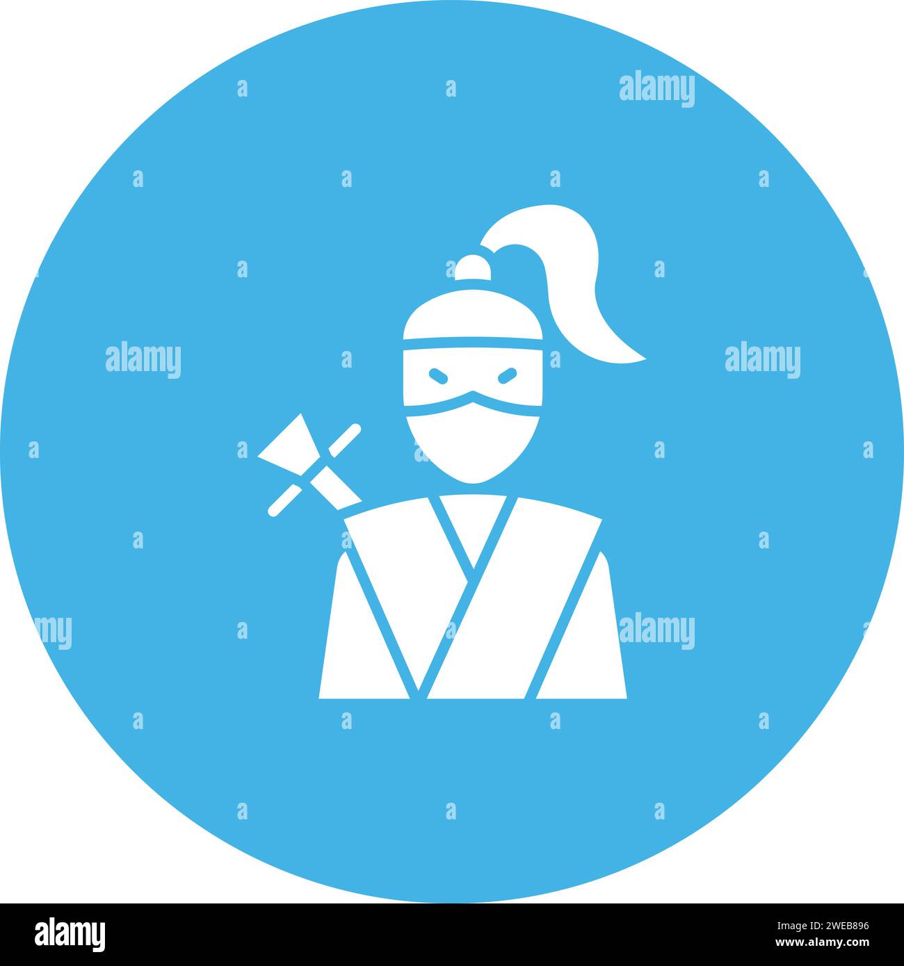 Kunoichi icon vector image. Suitable for mobile application web application and print media ...