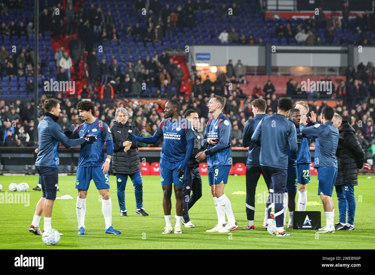 ROTTERDAM, 24-1-2024, Stadium de Kuip, Dutch TOTO KNVB Beker, 2023/2024, Feyenoord - PSV ...