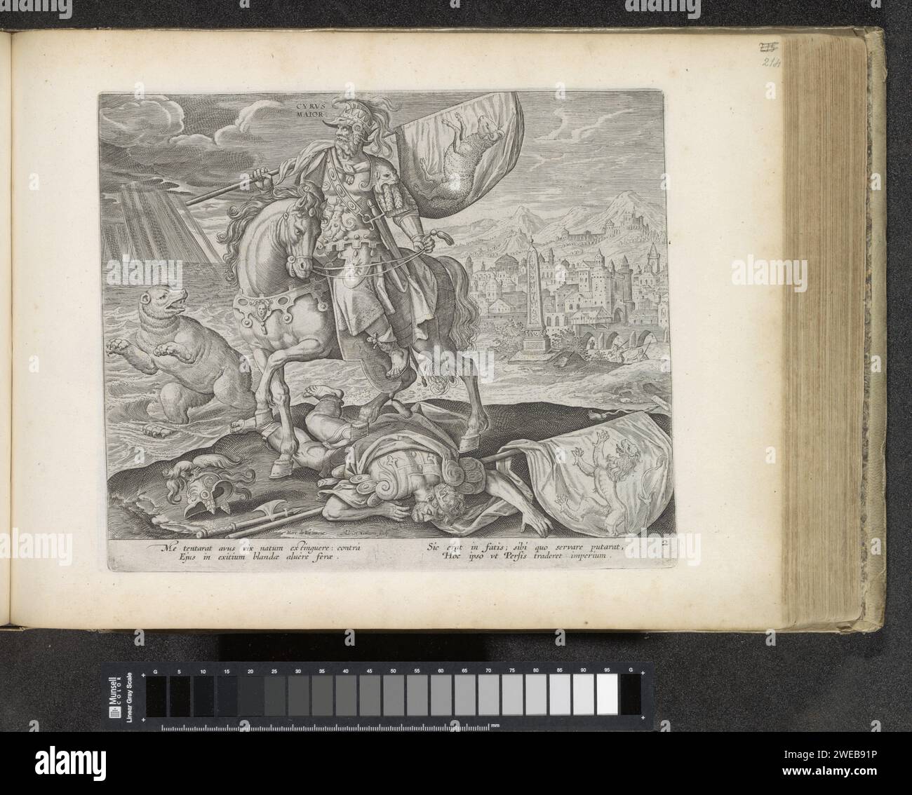 Cyrus as the second king from the vision of Daniël, 1643 print Cyrus II ...