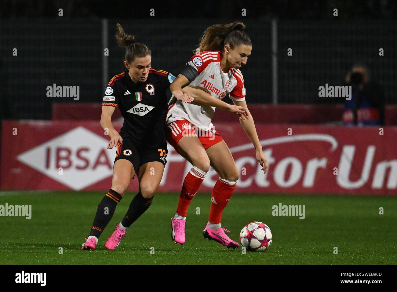 Rome, Italy. 24th Jan, 2024. Emilie Haavi of A.S. Roma Women and ...