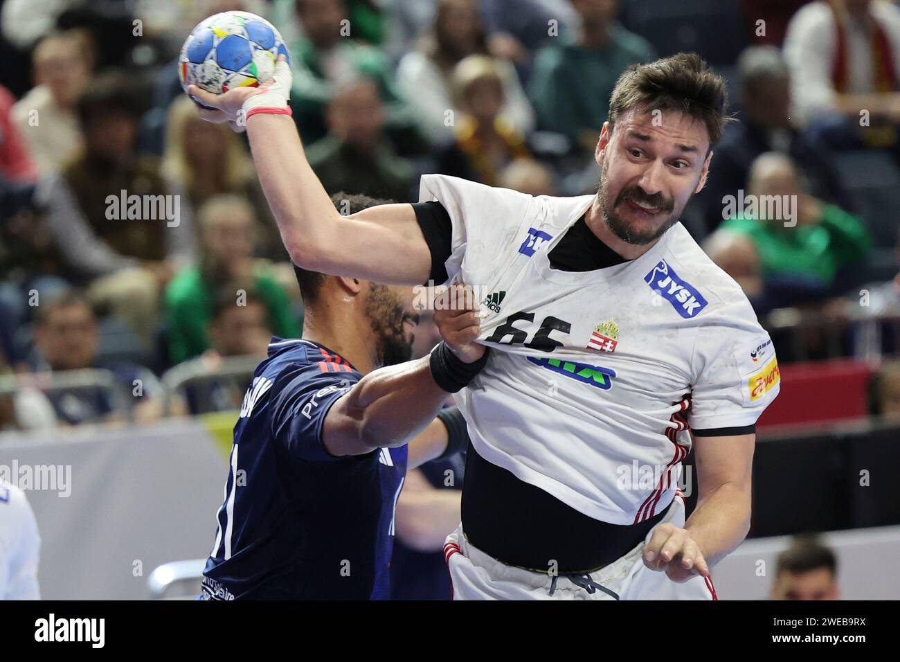 24.01.2024, Lanxess Arena, Koeln, GER, EHF Euro 2024, Men, Hauptrunde ...
