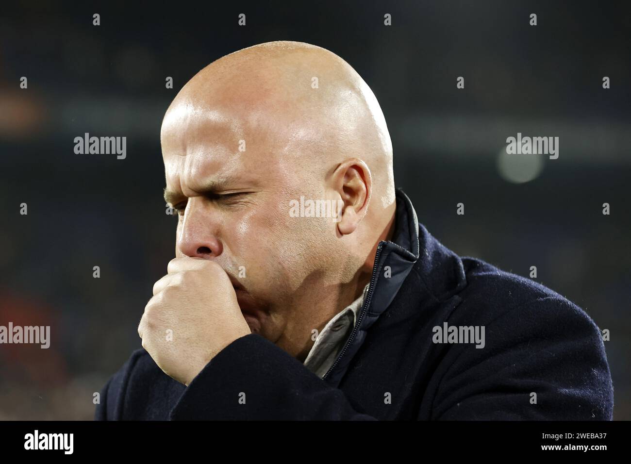 ROTTERDAM - Feyenoord coach Arne Slot during the TOTO KNVB Cup match ...