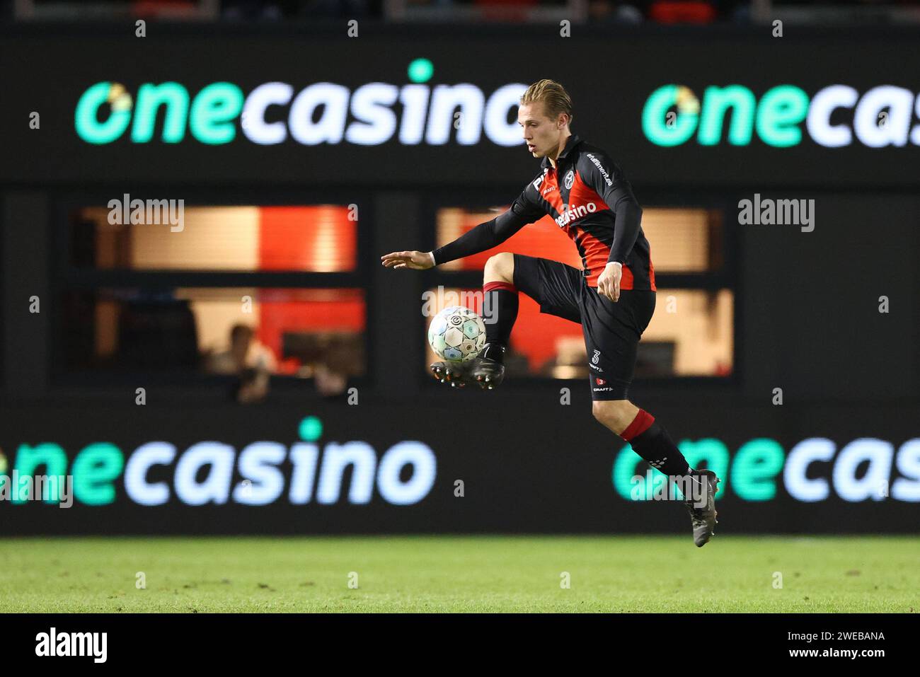 Almere, Netherlands. 24th Jan, 2024. ALMERE, 24-01-2024, Yanmar Stadium, season 2023/2024, Dutch ...
