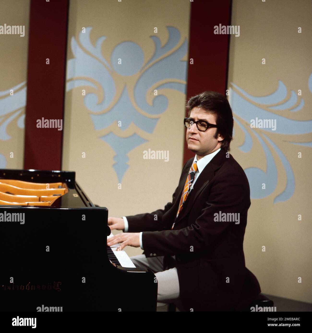 Rudolf Buchbinder, österreichischer Pianist, Österreich um 1975 Stock ...