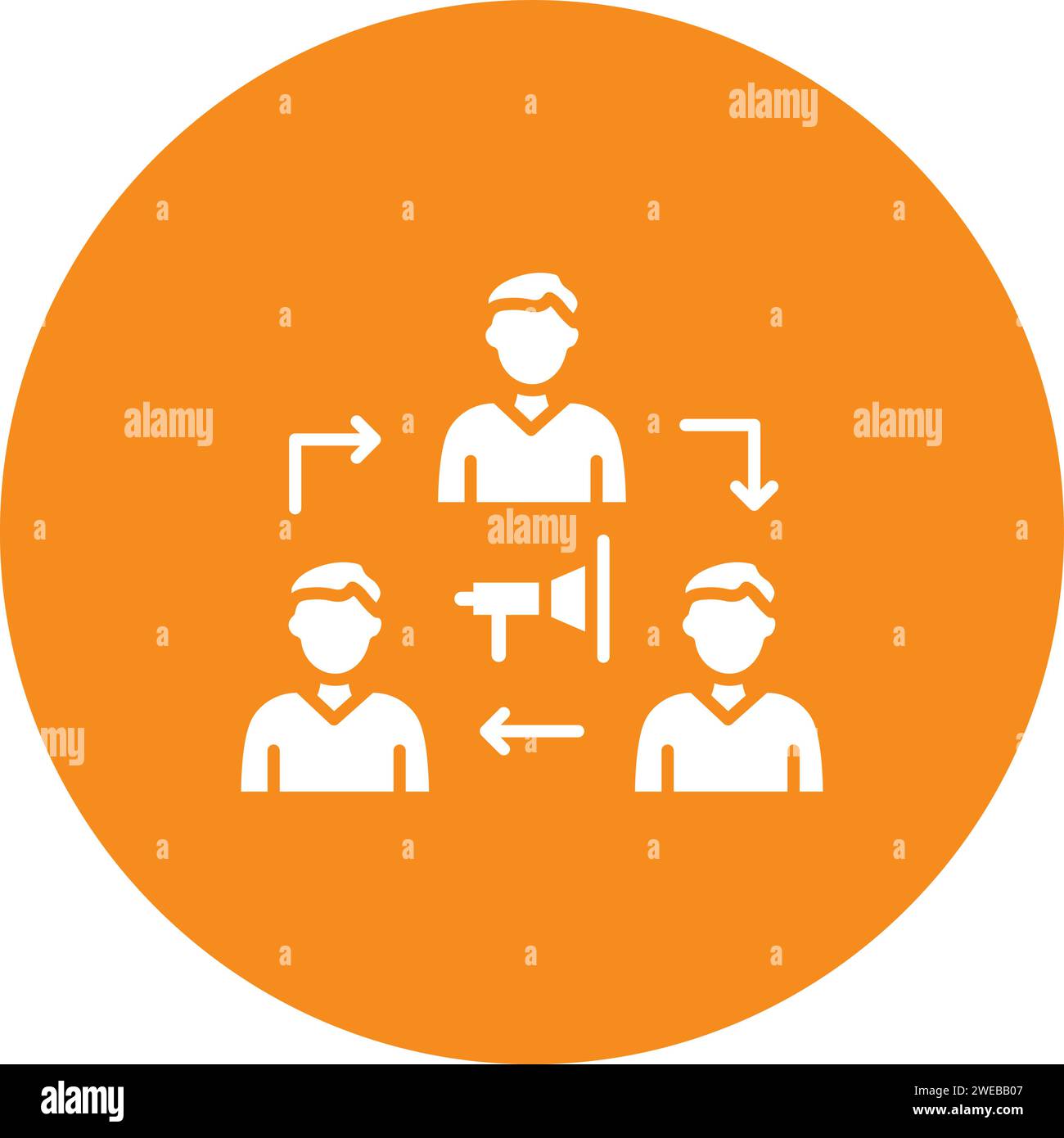 Marketing Team icon vector image. Suitable for mobile application web ...