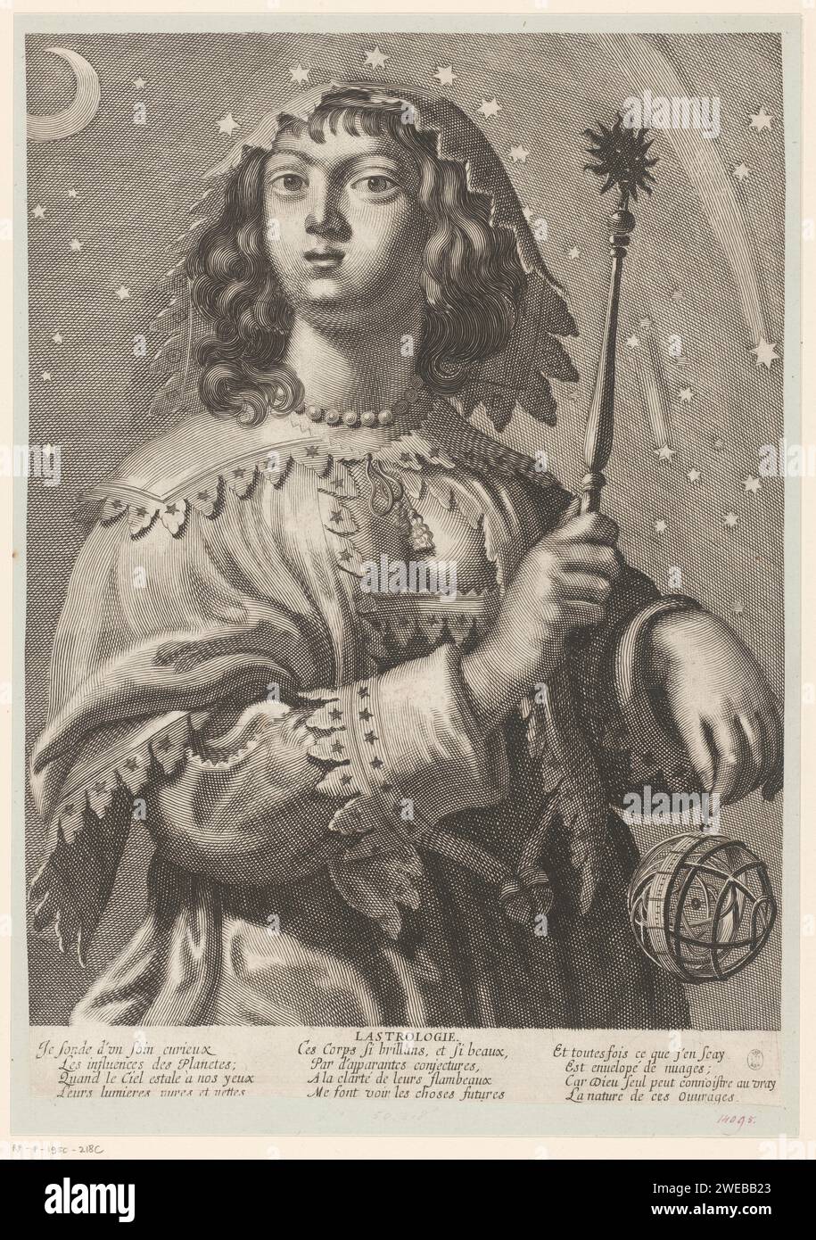 Astronomia (Astronomie), Jean Baptiste Humbelot (attributed to), c ...