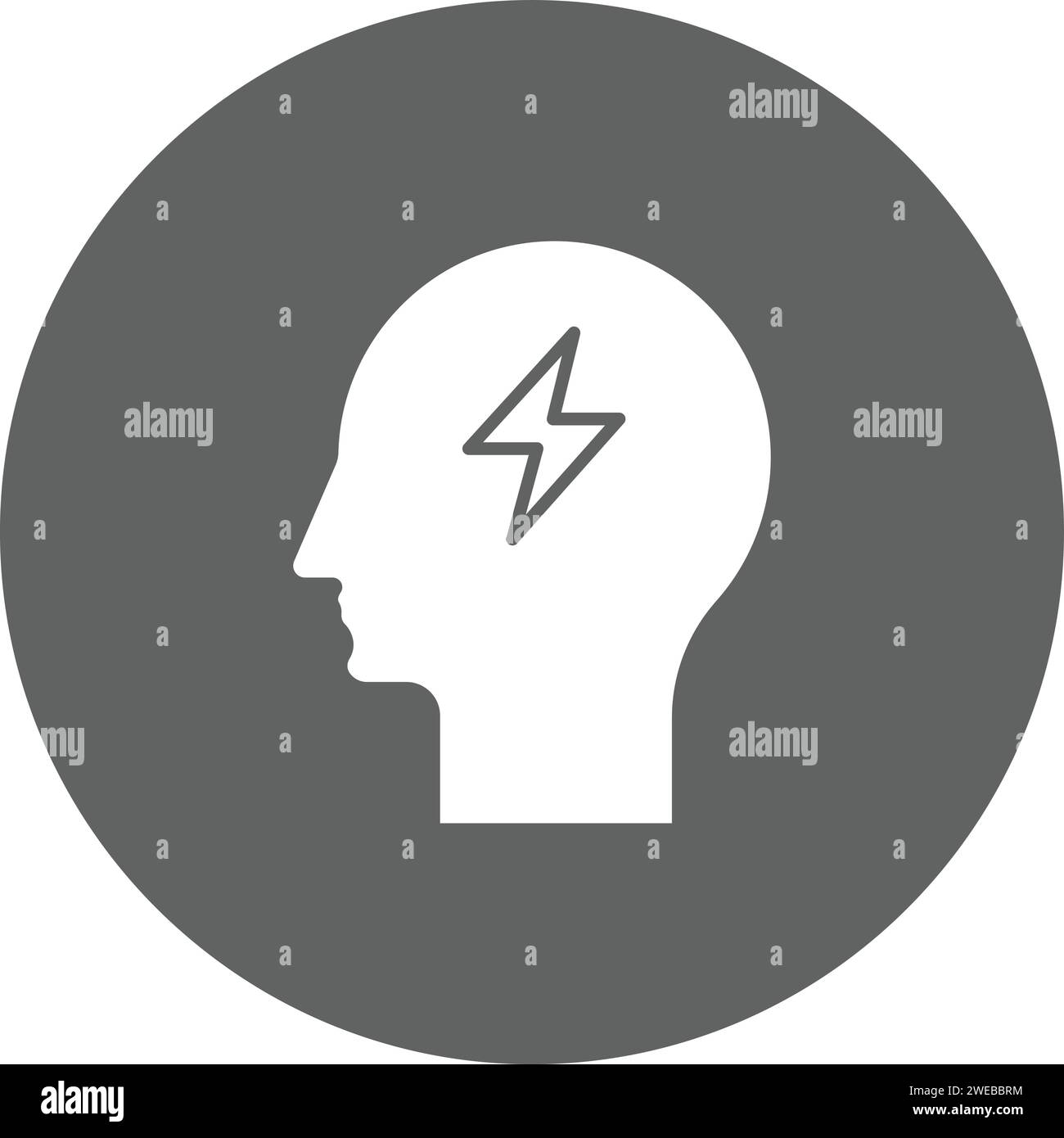 Mind Power icon vector image. Suitable for mobile application web ...