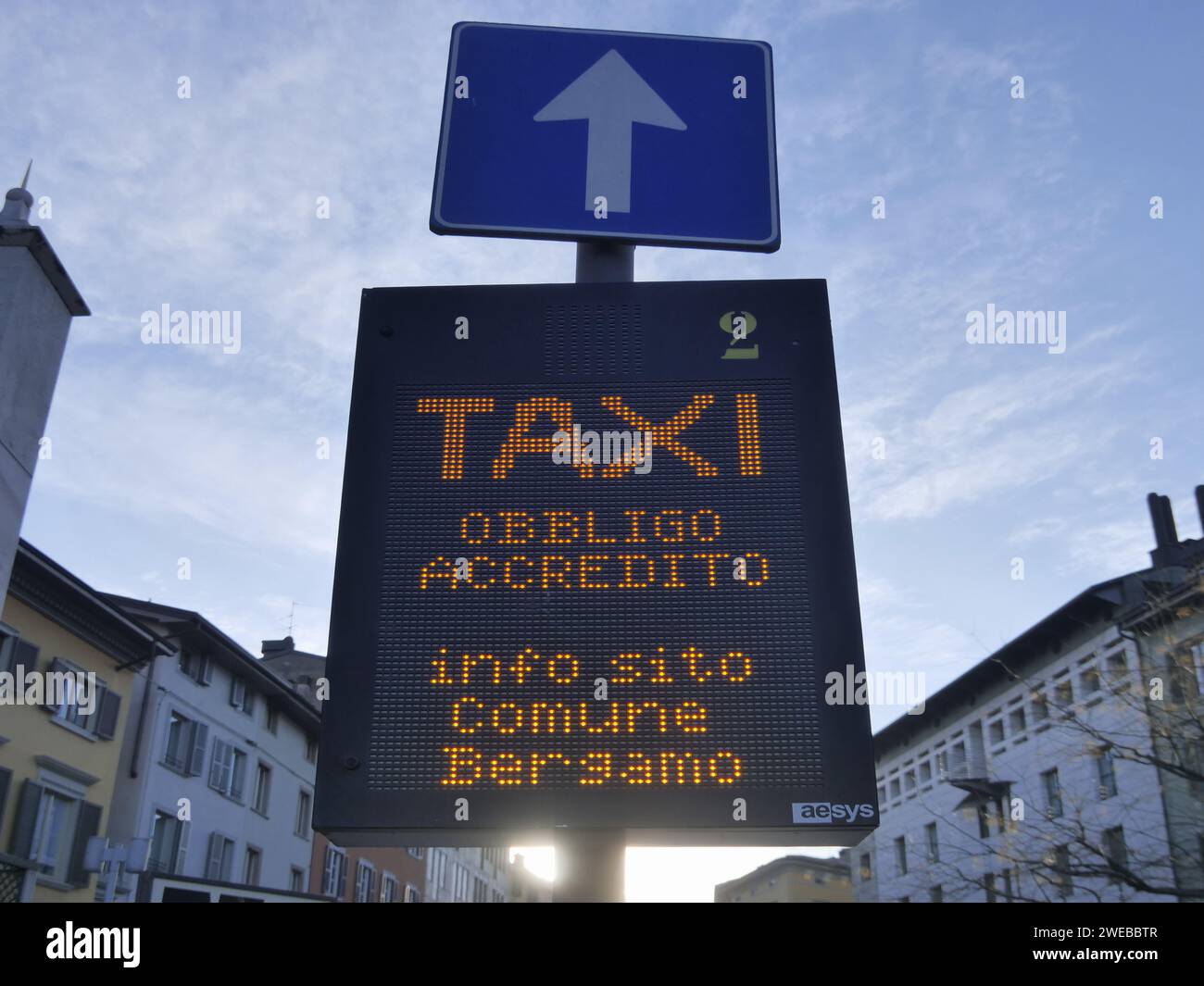 Bergamo, Italy. 24th Jan, 2024. In Bergamo 30 zones are already active ...