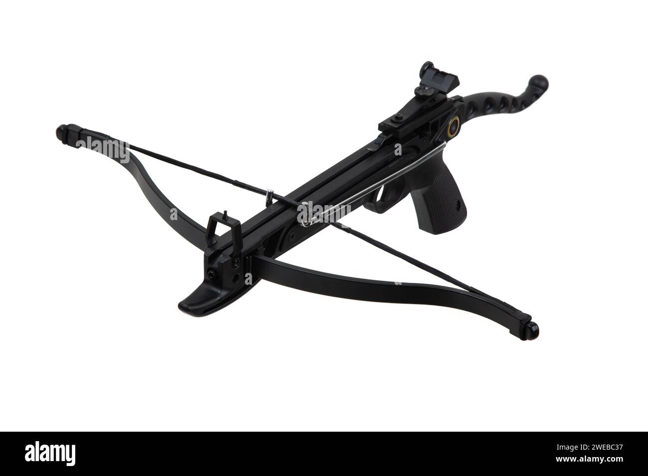 Modern crossbow isolate on a white background. Quiet weapon for hunting ...