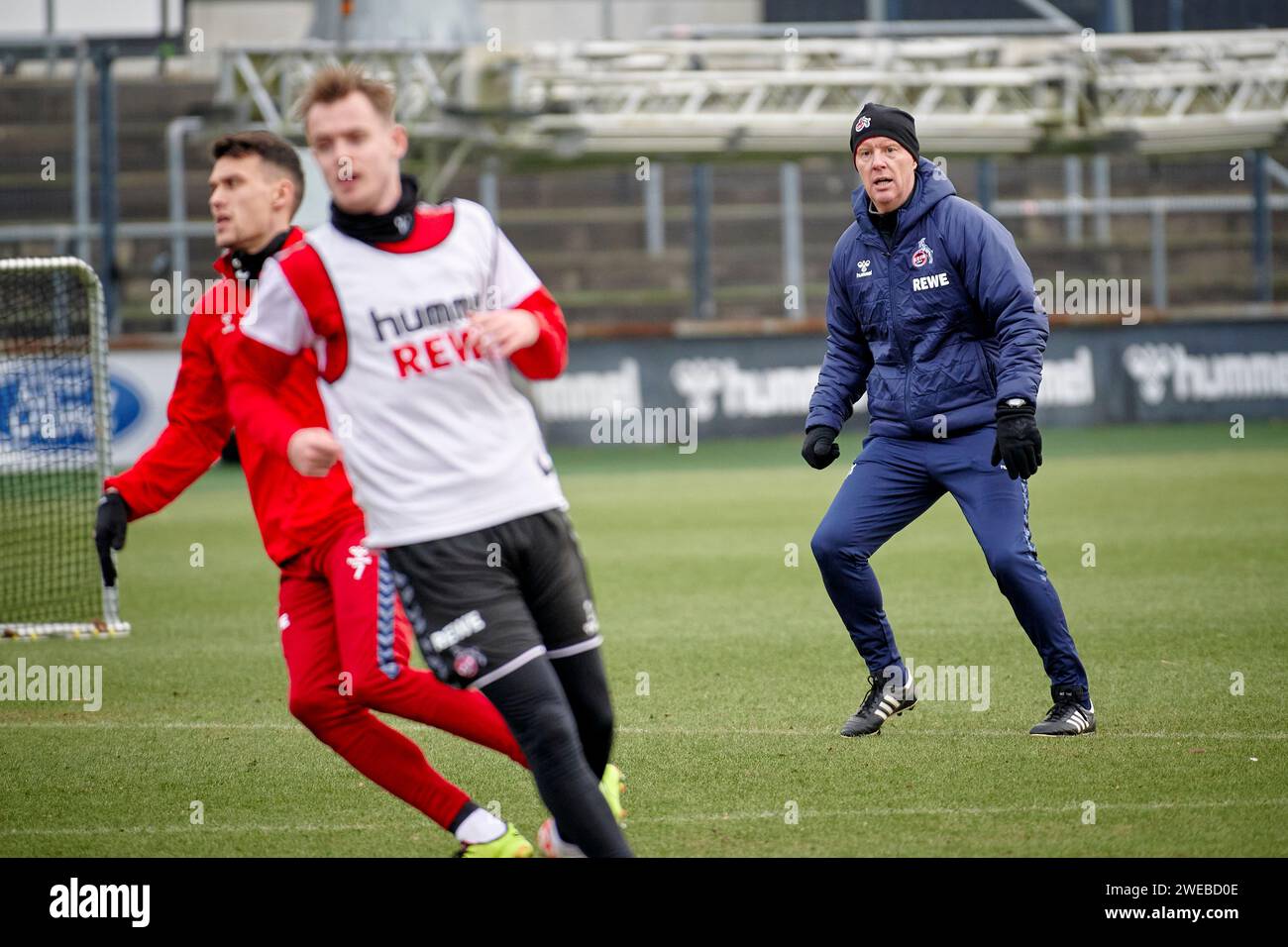 COLOGNE, GERMANY - 24 JANUARY, 2024: Timo Schultz, Practice 1. FC Koeln ...