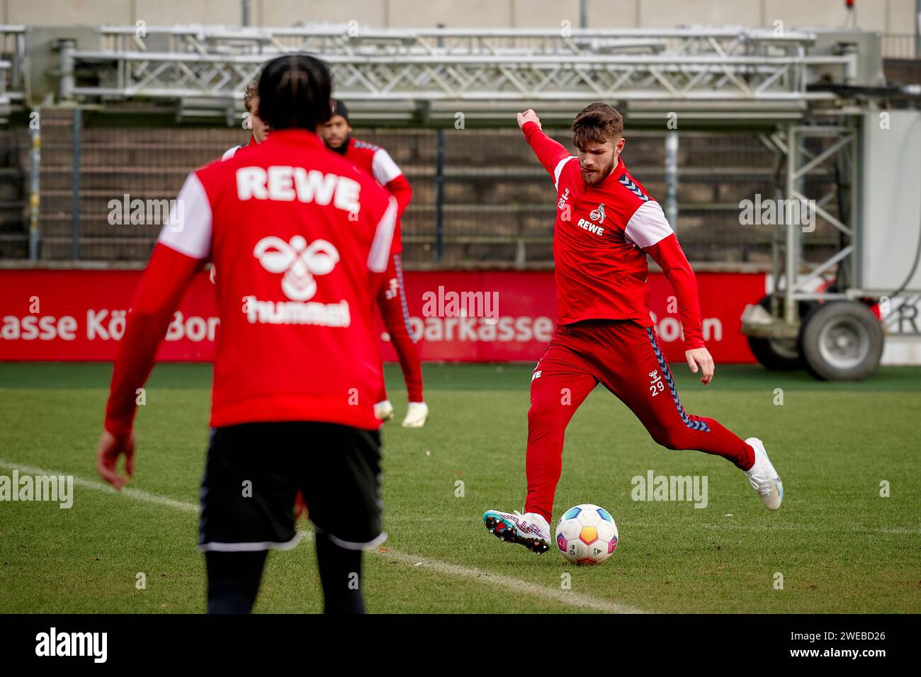 COLOGNE, GERMANY - 24 JANUARY, 2024: Jan Thielmann, Practice 1. FC ...