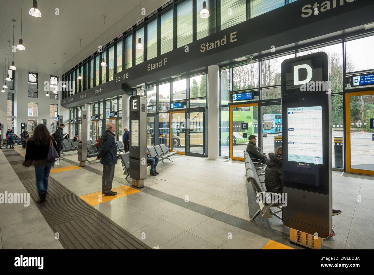 Modern bus station hi-res stock photography and images - Alamy
