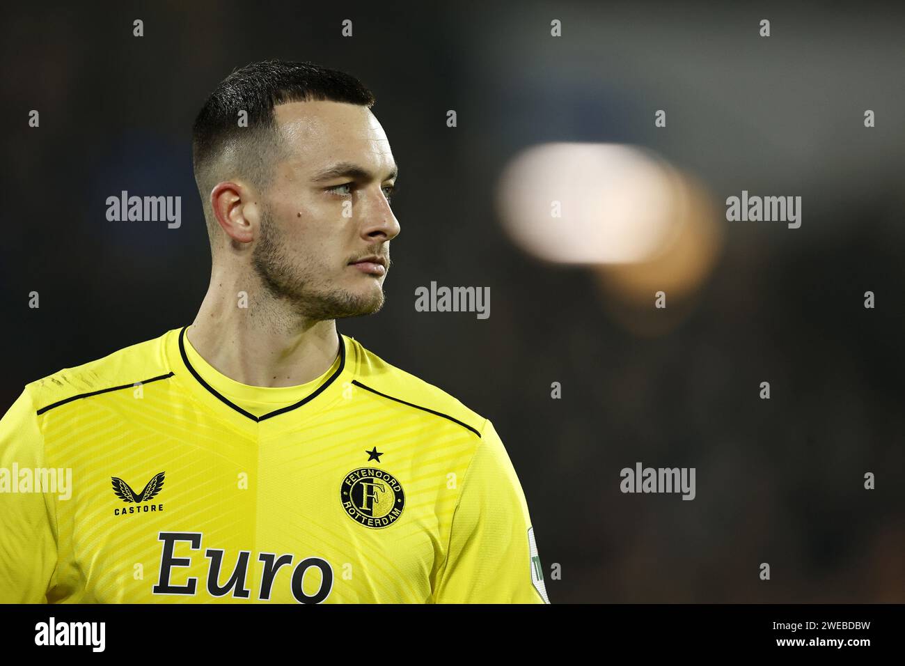 ROTTERDAM - Feyenoord goalkeeper Justin Bijlow during the TOTO KNVB Cup ...