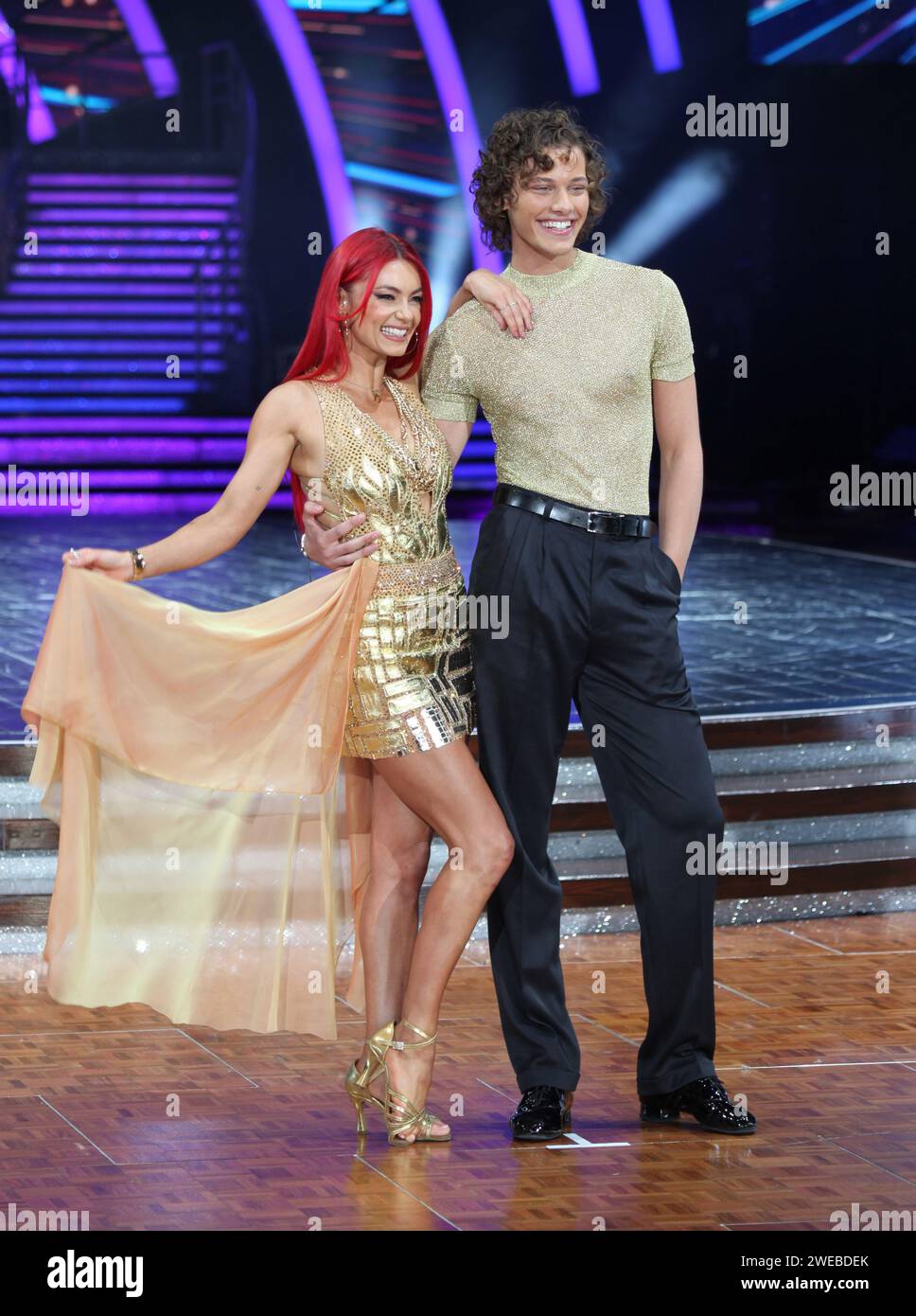 Birmingham. UK. Bobby Brazier and Dianne Buswell at Strictly Come ...