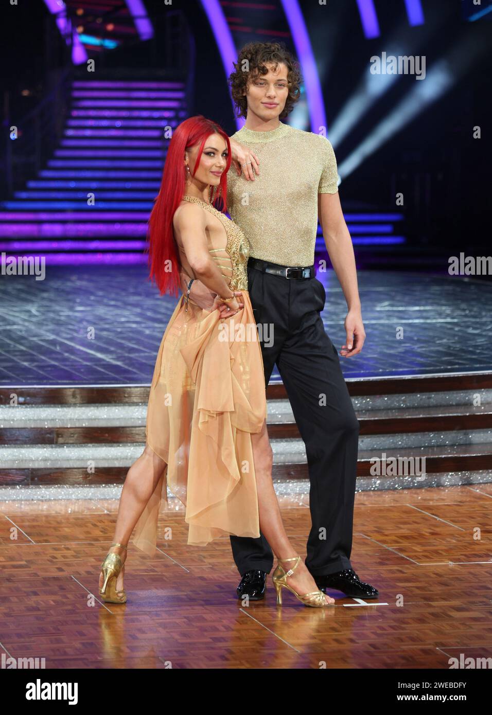 Birmingham. UK. Bobby Brazier and Dianne Buswell at Strictly Come ...