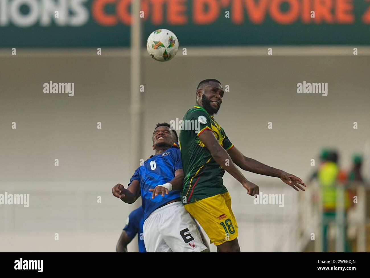 January 24 2024: Ngero Kaanjuka Katua (Namibia) and Youssoufou Niakate ...