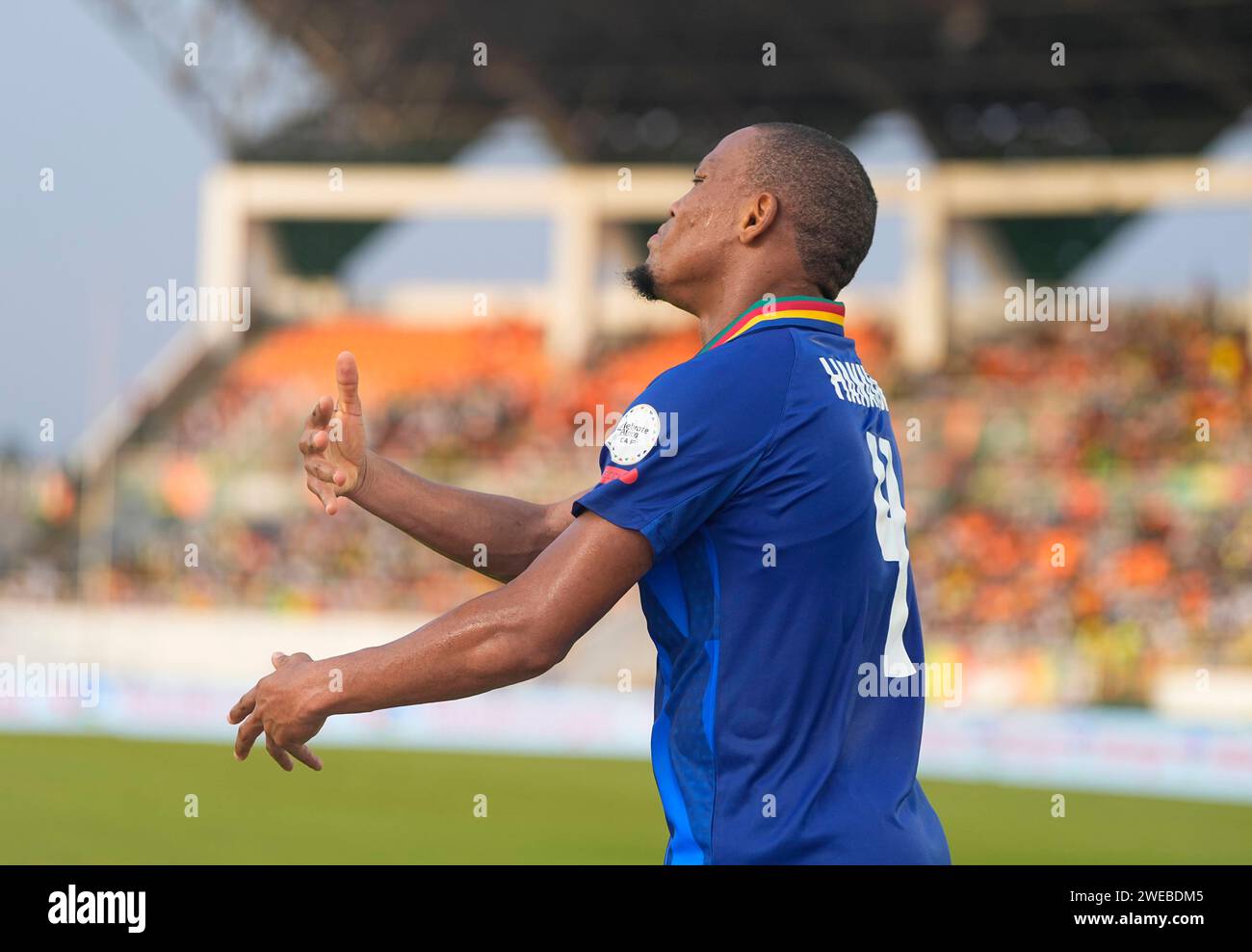 January 24 2024: Hanamub Welwin Riaan Hanamub (Namibia) // during a ...