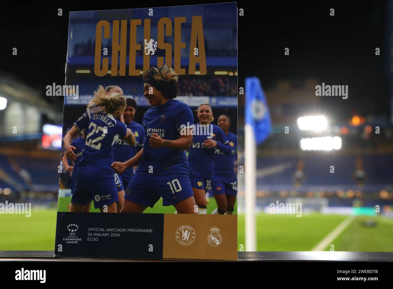 24th January 2024; Stamford Bridge, Chelsea, London, England: UEFA ...