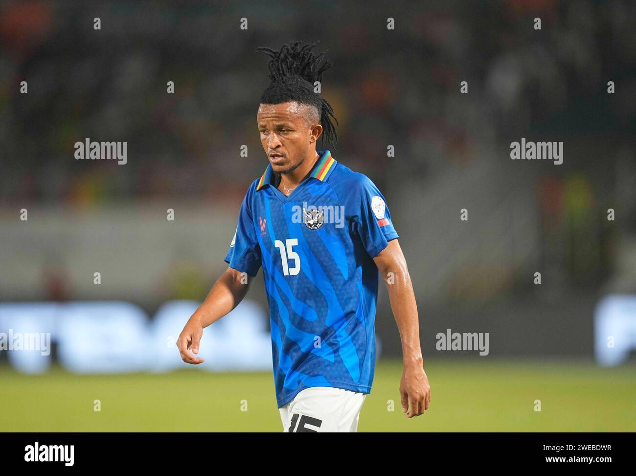 January 24 2024: Mariine Marcel Papama (Namibia) // during a African ...