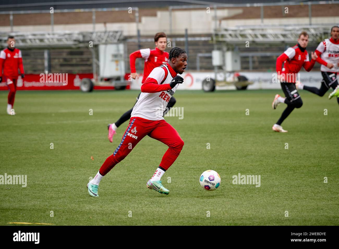 COLOGNE, GERMANY - 24 JANUARY, 2024: Faride Alidou Practice 1. FC Koeln ...