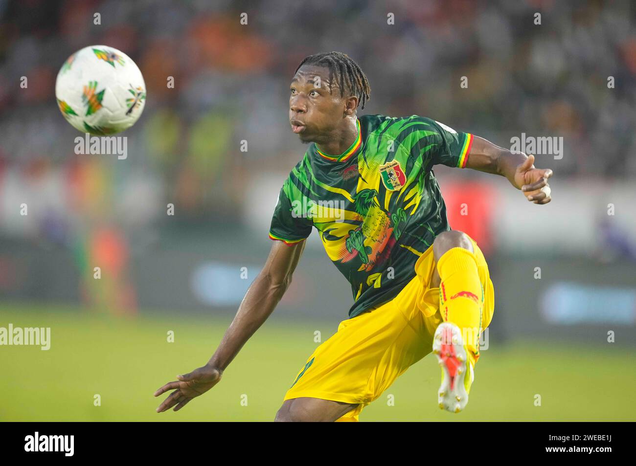 January 24 2024: Nene Dorgeles (Mali) // during a African Cup of ...