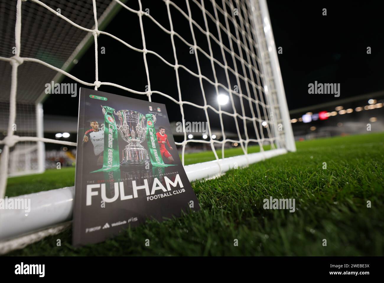 Craven Cottage, Fulham, London, UK. 24th Jan, 2024. Carabao Cup ...