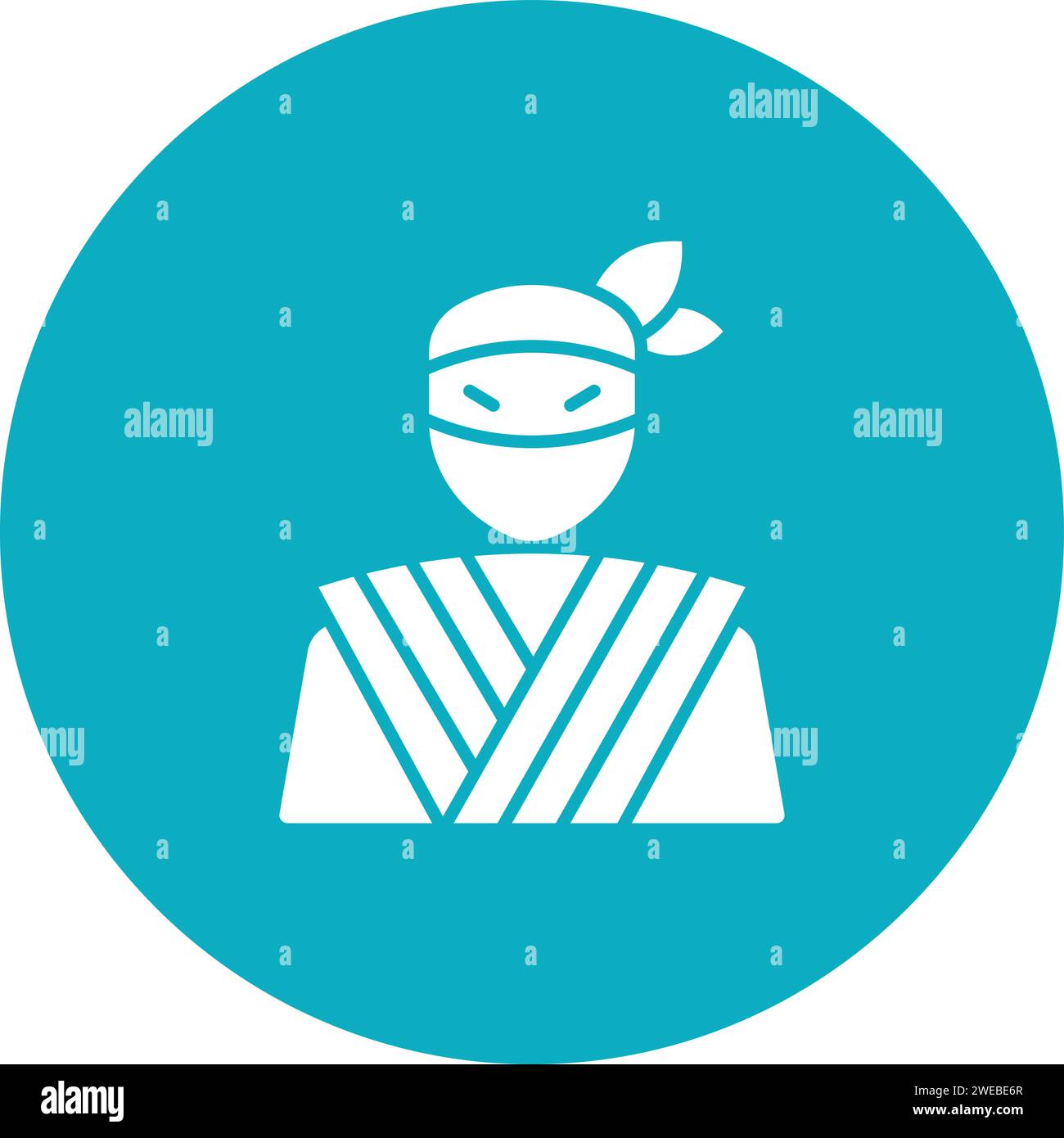Ninja icon vector image. Suitable for mobile application web ...